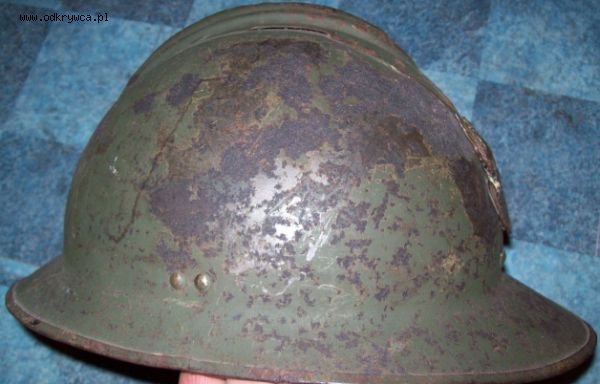 hełm wz. 26 - Kawaleryjski ? - Wrześniowy ? - Identyfikacja (bez ...
