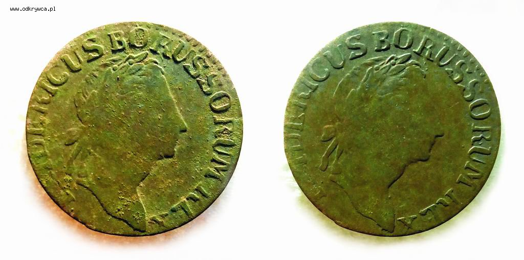 Srebro: MONETA ARGENT. / FRIDERICUS BORUSSORUM REX 1780 - Konserwacja ...